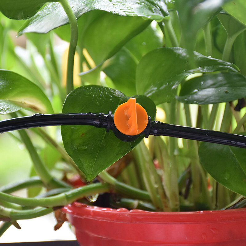 10 шт. зазубренных мини-клапанов, запорных муфт, соединителей для шланга 4/7 мм, тепличного садового водопроводного водопровода, адаптера для труб Eatop