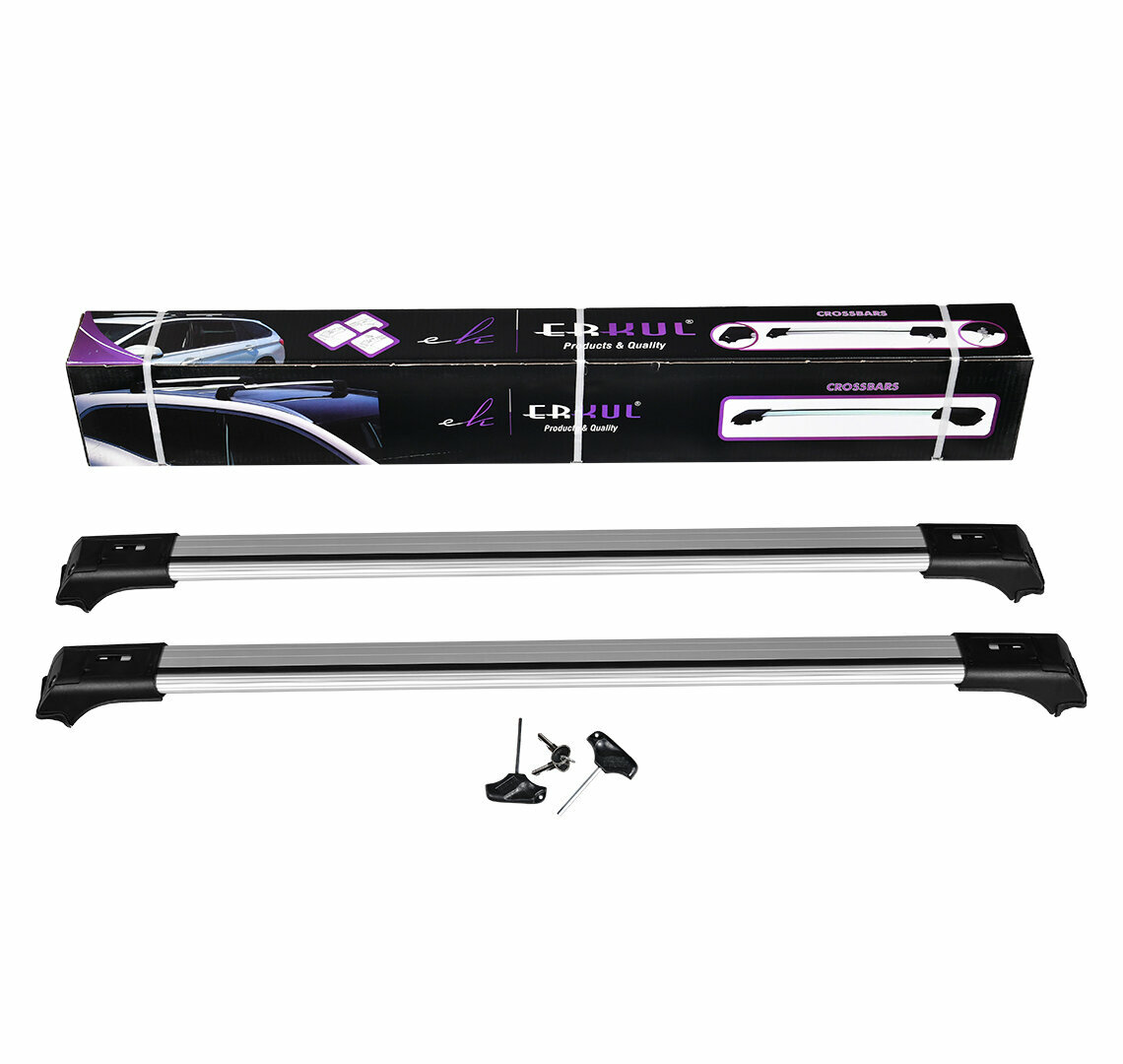 Поперечины Erkul Турция Skybar на Renge Rover Sport 2005-2014 Серые