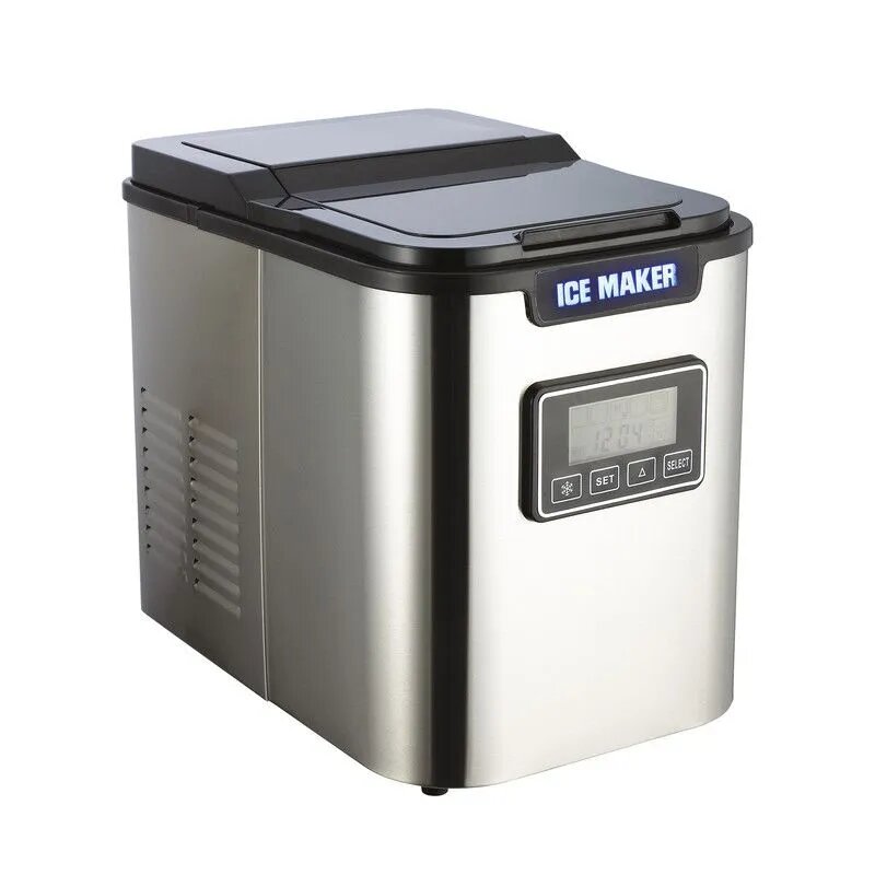 Ледогенератор GEMLUX GL-IM-88 кускового льда, серебристый