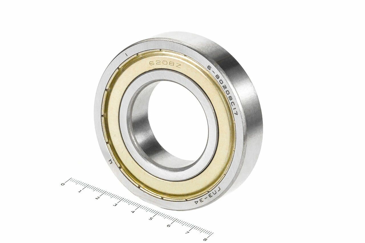 Подшипник шариковый 6208 ZZ (6-80208 С17) ГПЗ/СПЗ-4