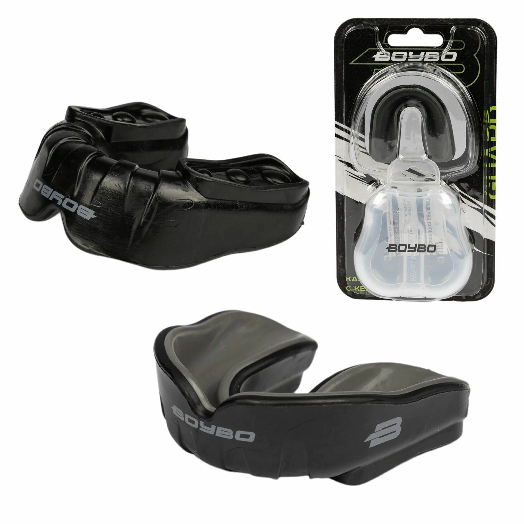Капа BoyBo Guard MD250 Premium черный серый