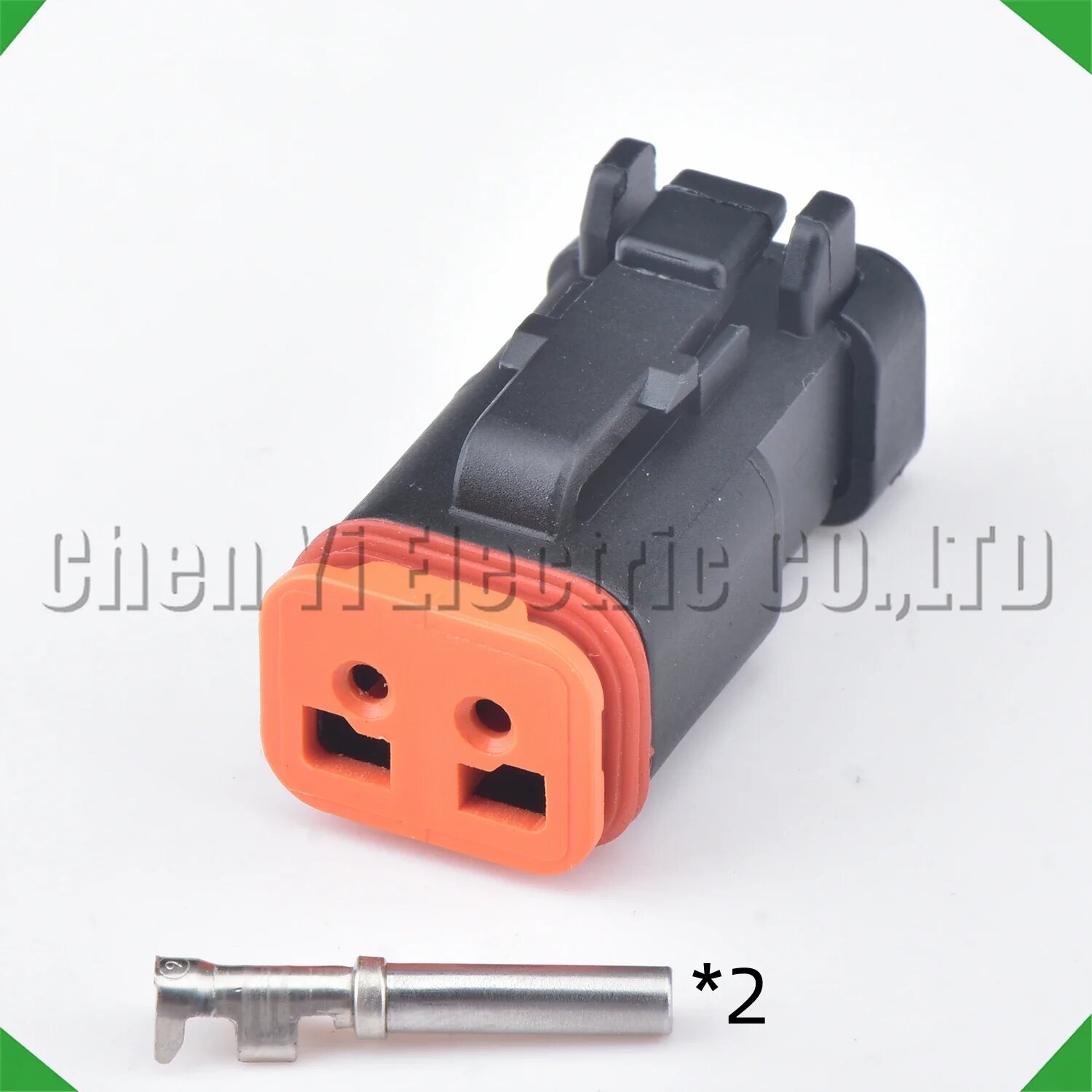 Разъем Deutsch DT06-2S, 2 контакта, Female CD