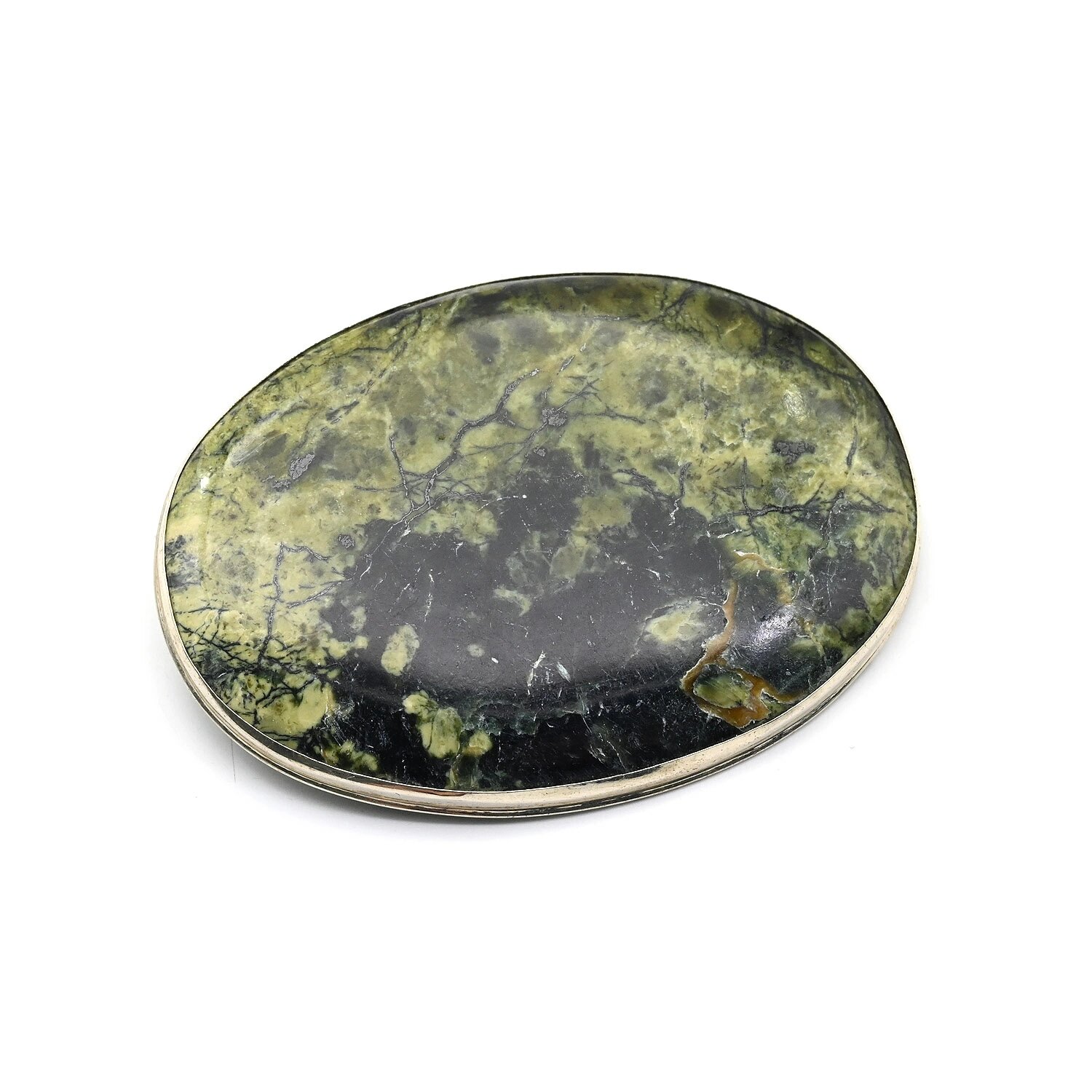 Брошь, змеевик