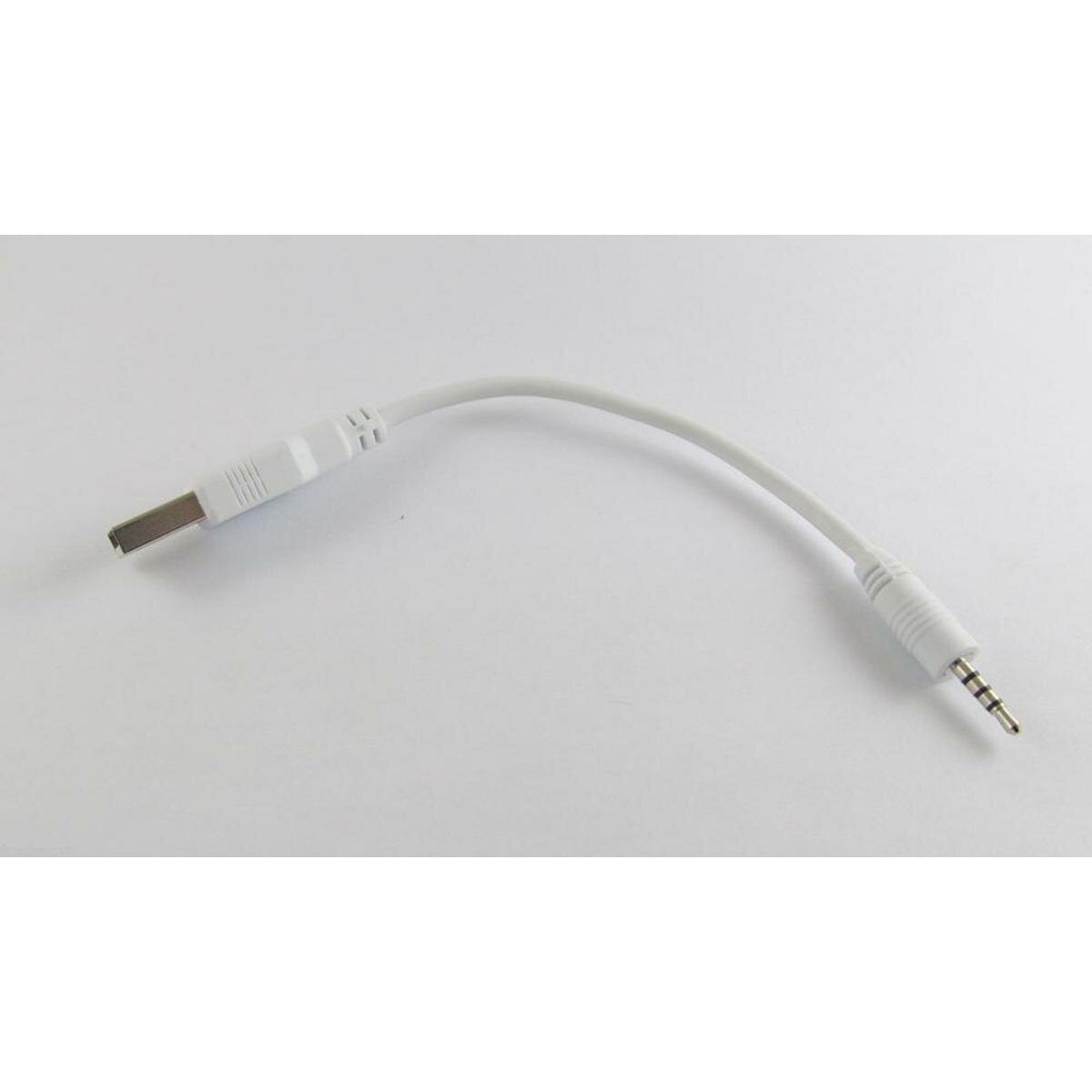Шт. USB A Male to 2.5mm Male Jack Plug аудио кабель для передачи данных для iPod MP3 MP4 белый 17 см