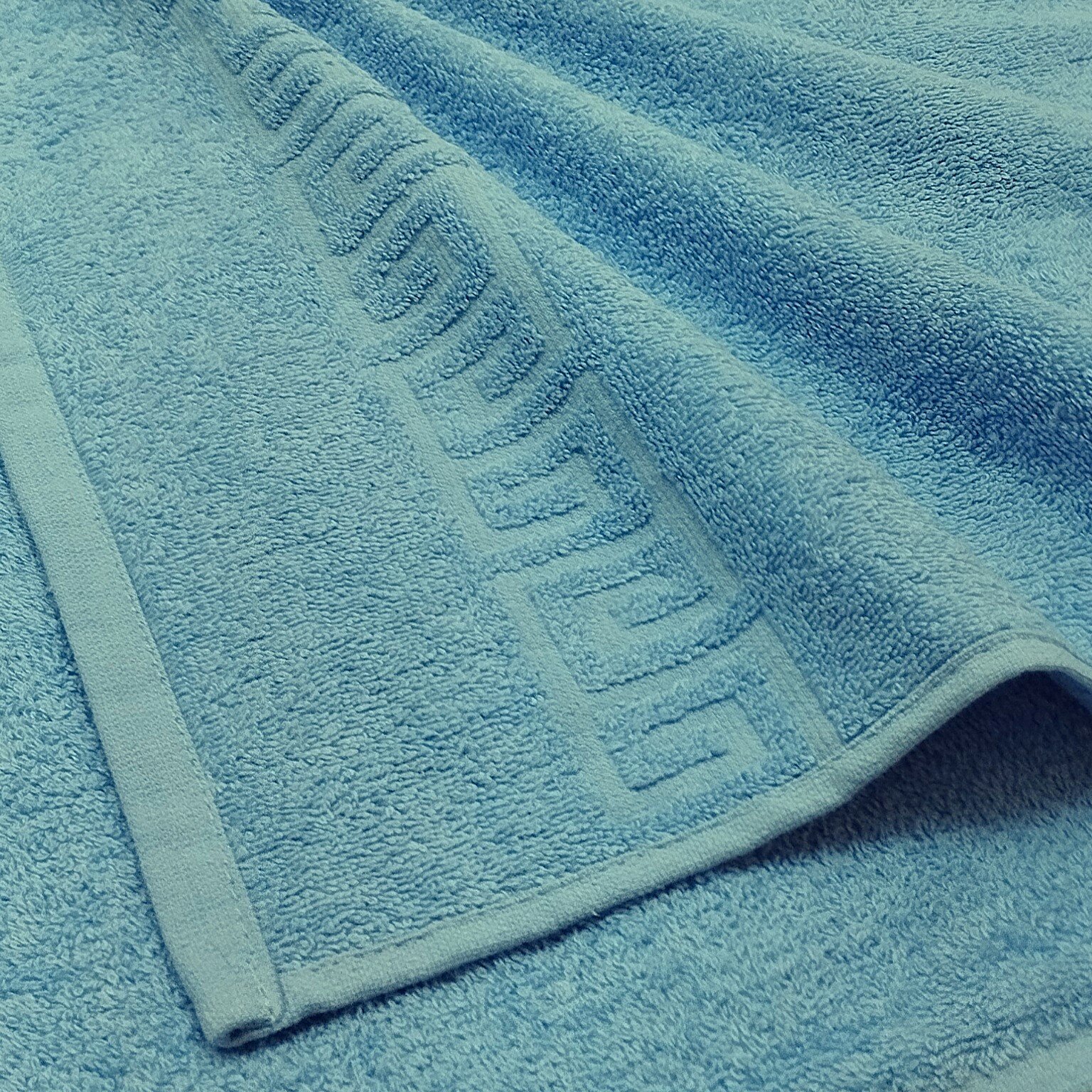 Полотенце махровое банное 100*180 см, цвет василёк, плотность 430 гр, хлопок 100%