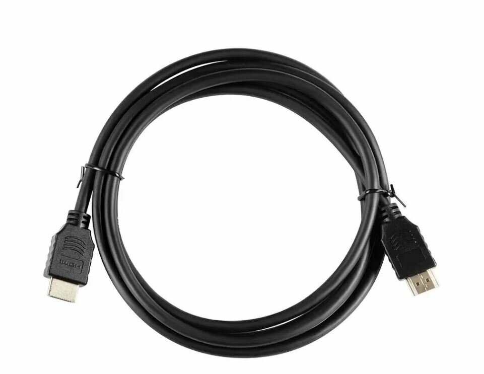 Кабель HDMI BURO, 2м, ver.1.4, черный, bu-hdmi 1.4-2