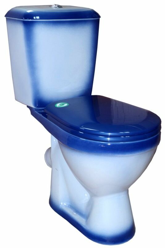 Унитаз-компакт Rosa Лира синий