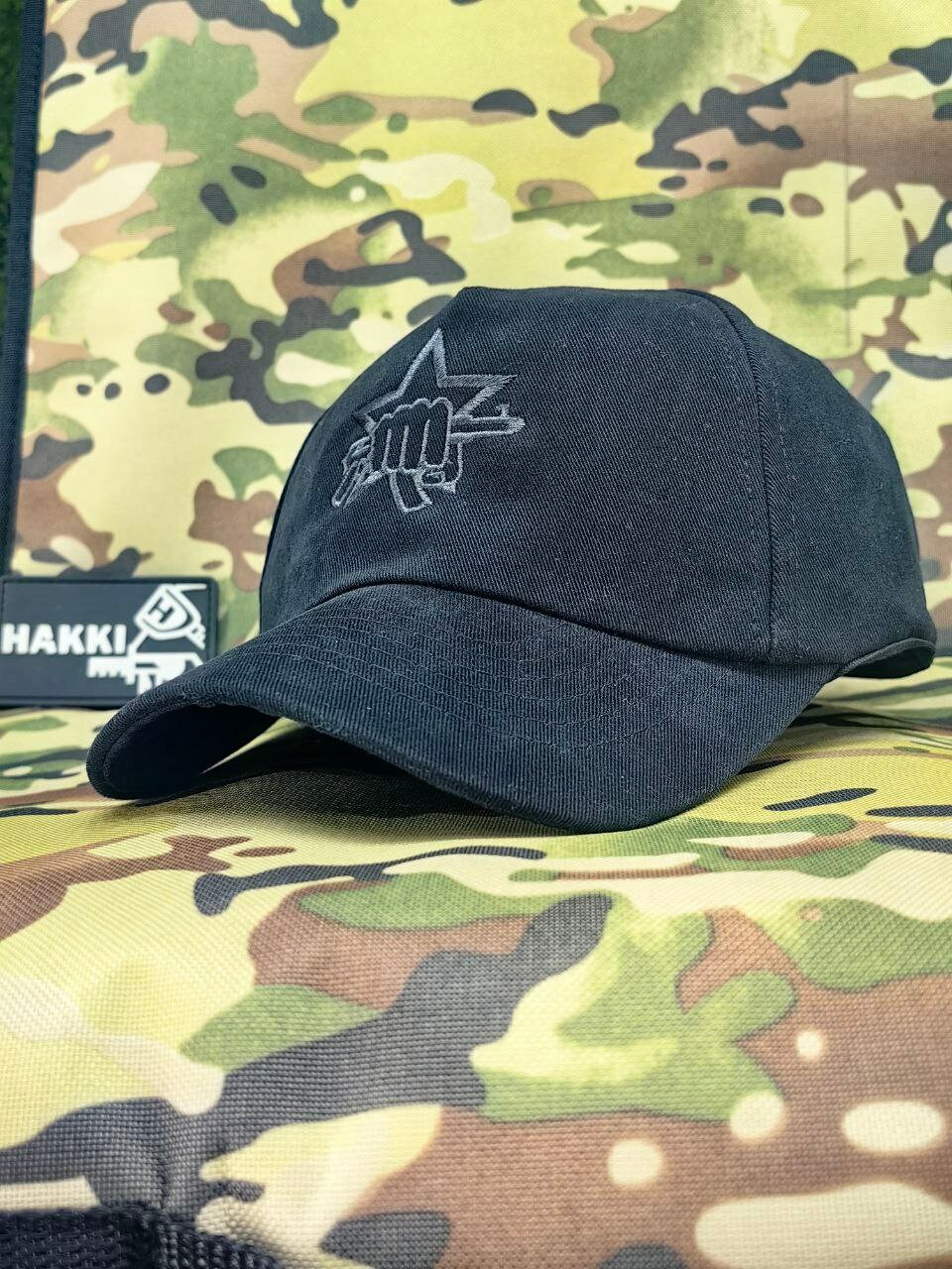 Бейсболка росгвардия спецназ - боевая единица черная