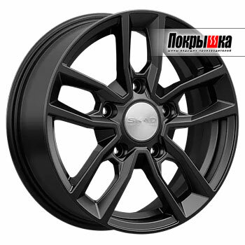Диски литые SKAD Вайсхорн 6.5х16/5х139.7 D98.0 ET40.0, Черный матовый