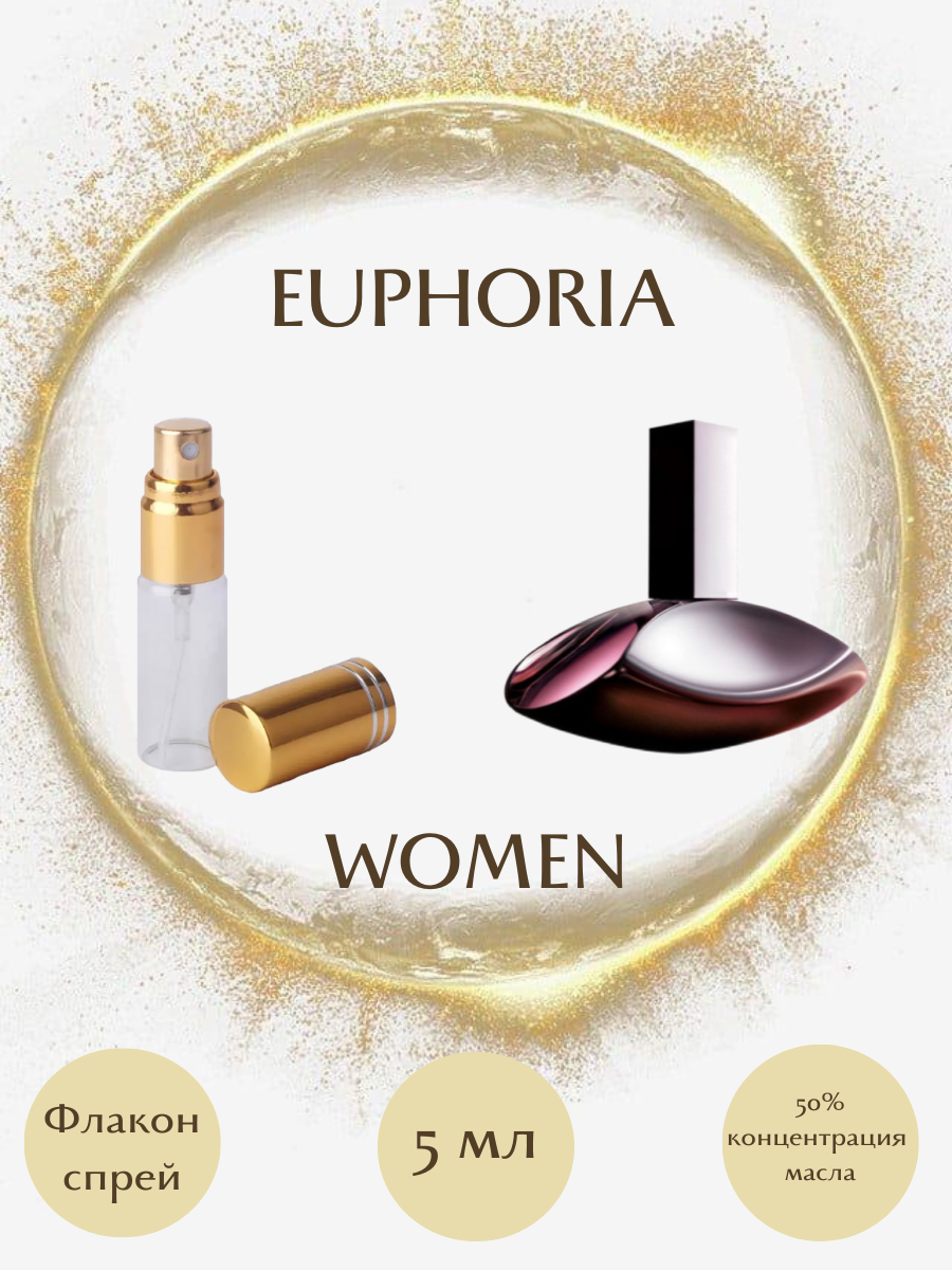 Духи масляные Euphoria спрей 5 мл женские, восточные, цветочные