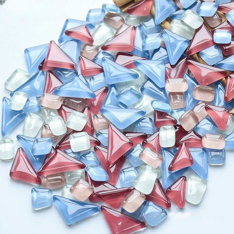 Стеклянная мозаика, стекло, ручная работа, для взрослых, 140 штук, 200 г