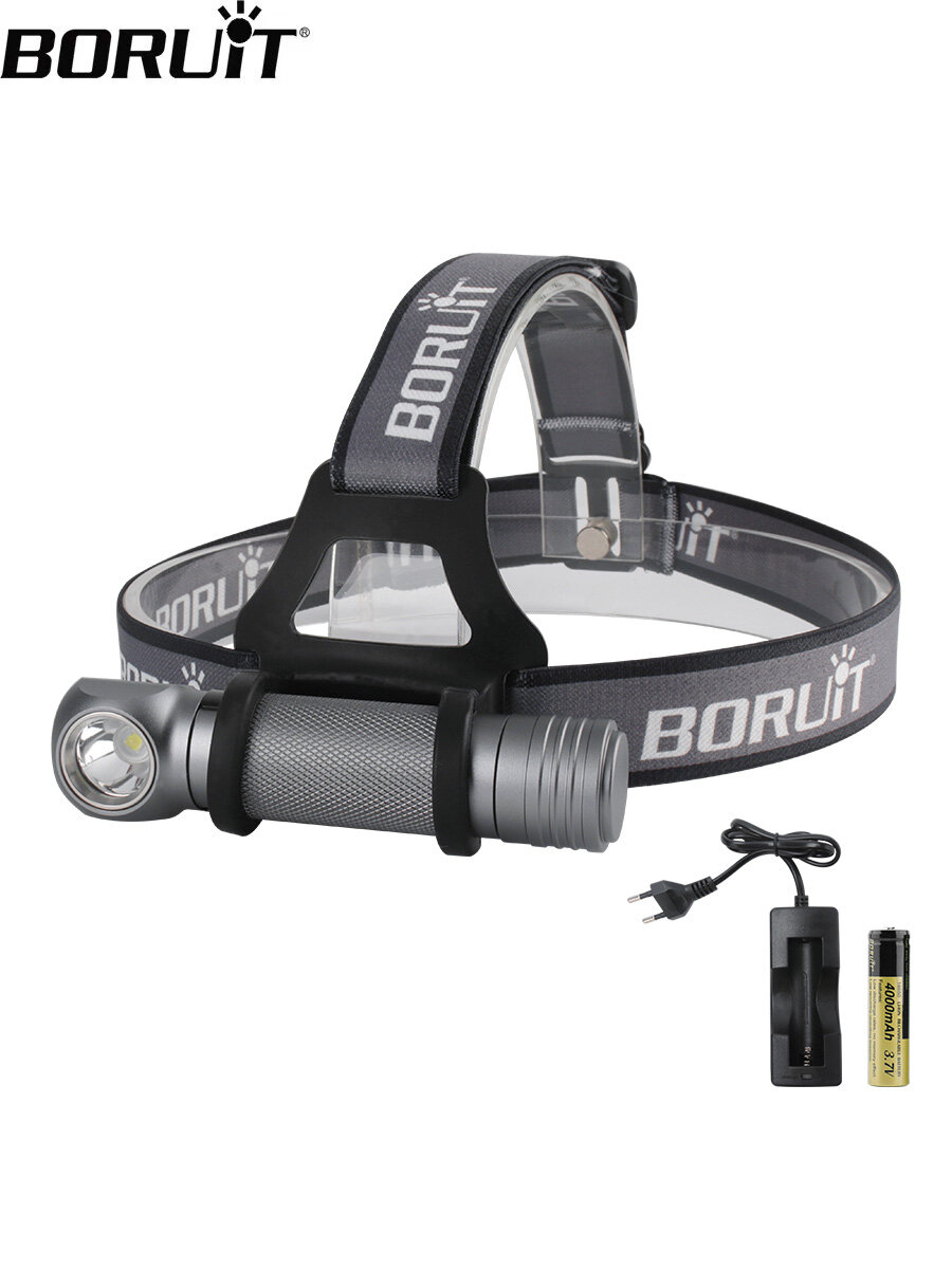 Светодиодные фары BORUIT SLD подходят для кемпинга и рыбалки на открытом воздухе (с аккумулятором)