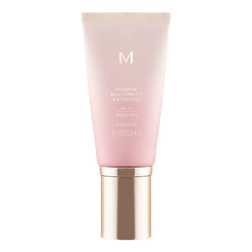 MISSHA М Signature Real Complete BB Cream EX Тональный BB крем SPF30/PA Шелковистое сияющее покрытие тон 21 45 г 1 шт