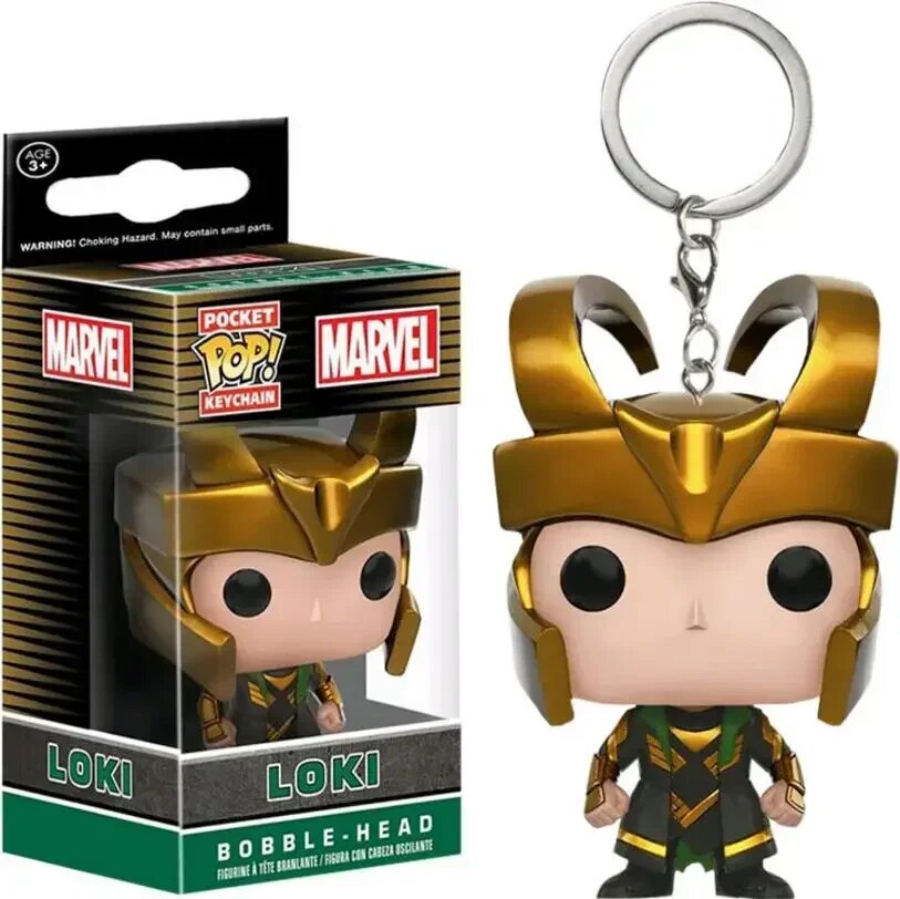 FUNKO Pop Marvel Hero THOR HULK LOKI брелок ПВХ loki