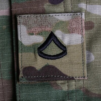 Вышитые нашивки Мультикам MTP черные 5x5 см 09