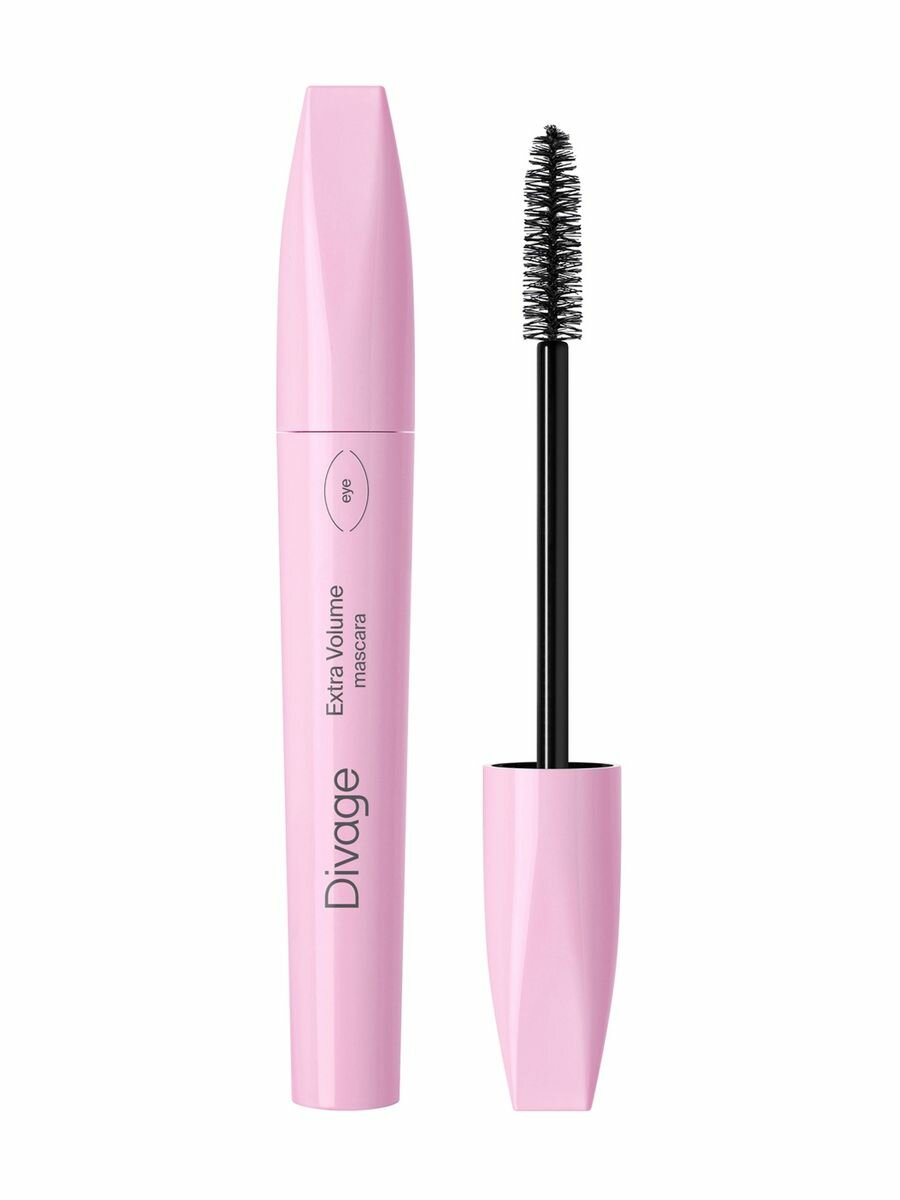 DIVAGE Тушь для ресниц 90х60х90 Extra Volume черная, 09 мл, 06101
