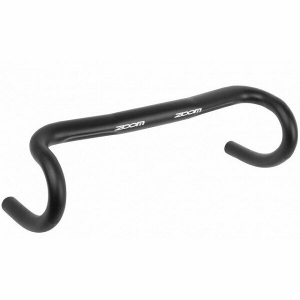 Руль 5-403927 RACING алюм. усилен. "баран" 25,4x430мм (20) 289г мат. черный ZOOM