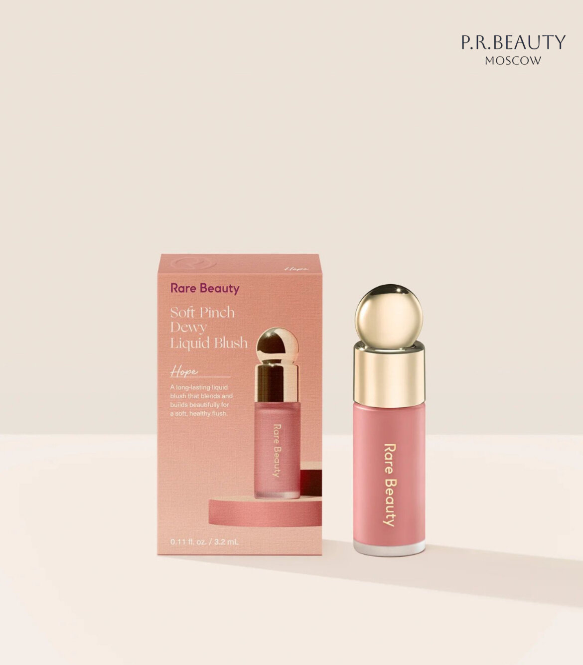 Rare Beauty Soft Pinch Liquid Blush Hope Mini Мини версия румяна для лица Hope (3.2 мл)