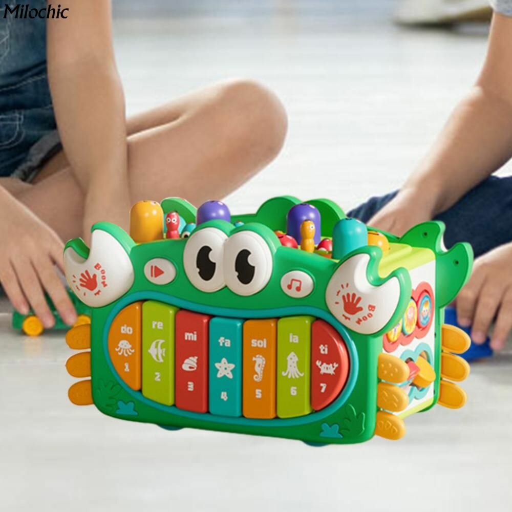 Шестигранник краба, многофункциональный хомячок, рыбалка, музыкальное пианино, детские развивающие игрушки