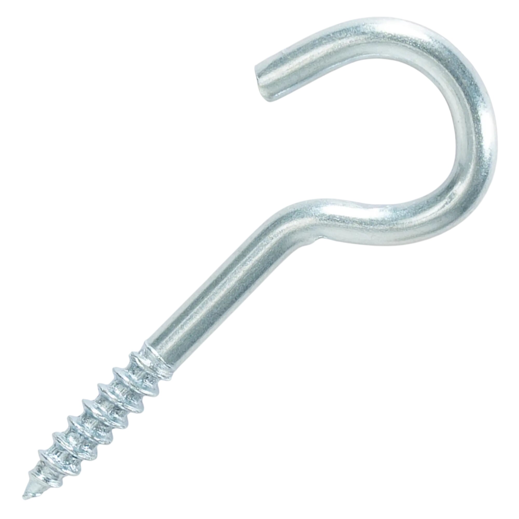 Шуруп-крюк 3x20 мм из оцинкованной стали, набор 12 шт, крепёж для шкафов и полок