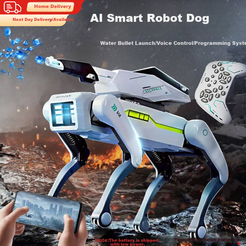 Science Monster Robot Dog Children's Toy Boy 3-6-7 Years Old Birthday AI Intelligent Remote Control Car People 8-12 Years Old Children's Day Gift