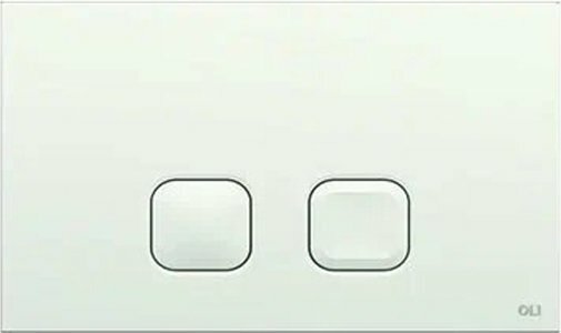 Кнопка смыва OLI Plain Plain 070826 белая