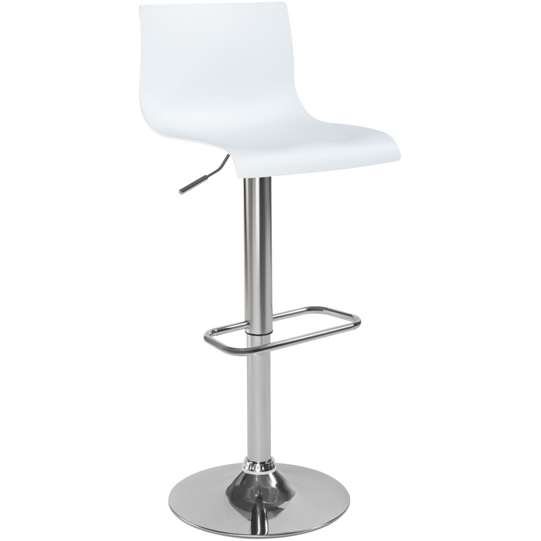 Стул барный BRAS белый CR PPL WHITE
