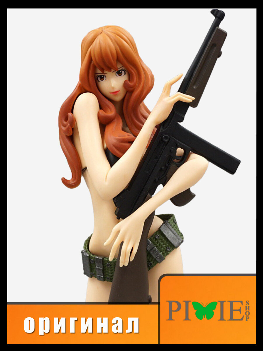Оригинальная фигурка Fujiko Mine от Banpresto из аниме Lupin III / Фудзико Минэ «Люпен» 24 см