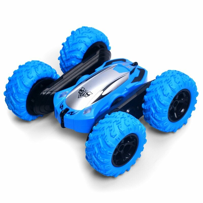 2.4Ghz Радиоуправляемая машина RC Car 4WD Rock Crawler Радиоуправляемые игрушки Радиоуправляемая машина RC Stunt Double Side Car 3388 Синий