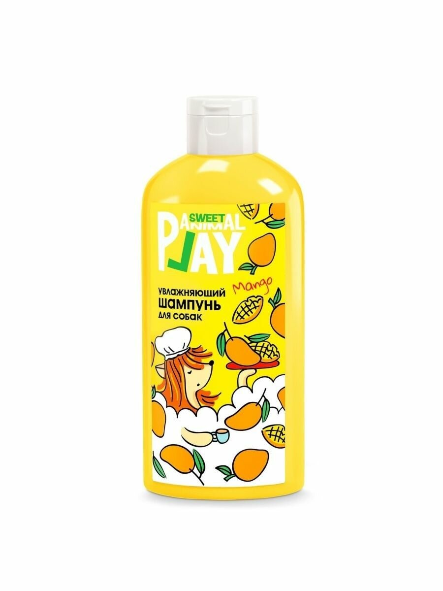 Animal Play Sweet Шампунь для собак и кошек увлажняющий Тропический манго 300мл