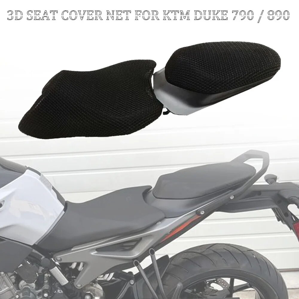Аксессуары для мотоциклов для KTM 790 890 Duke, чехол на капот заднего сиденья, 3D сетчатая сетка, солнцезащитная защита