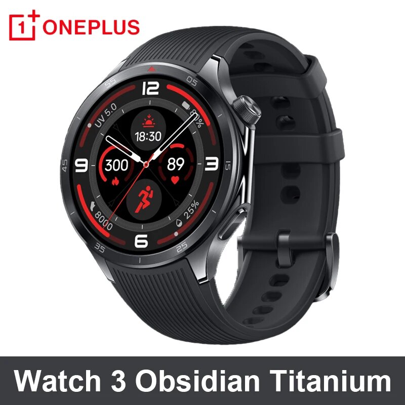 OnePlus Watch 3 умные часы Obsidian Titanium