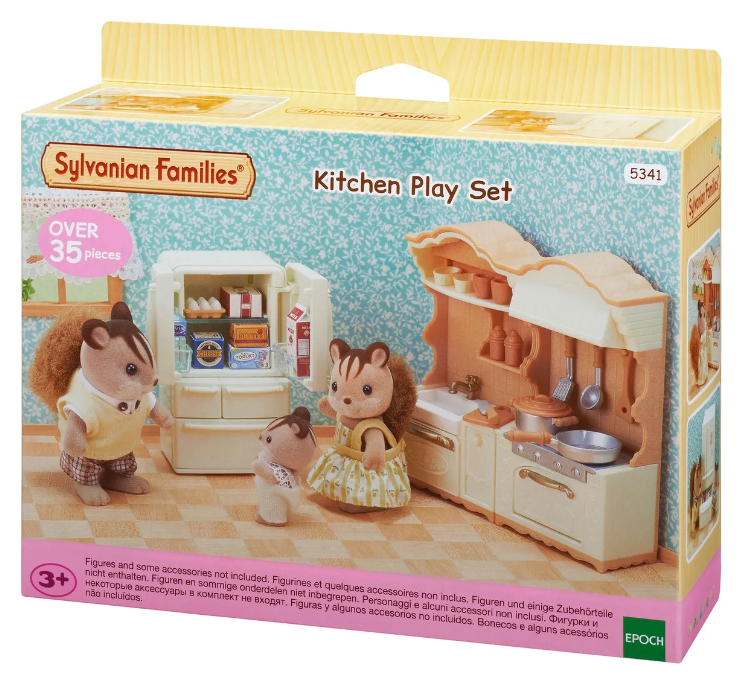 Sylvanian Families Набор кухонная мебель с холодильником 5341
