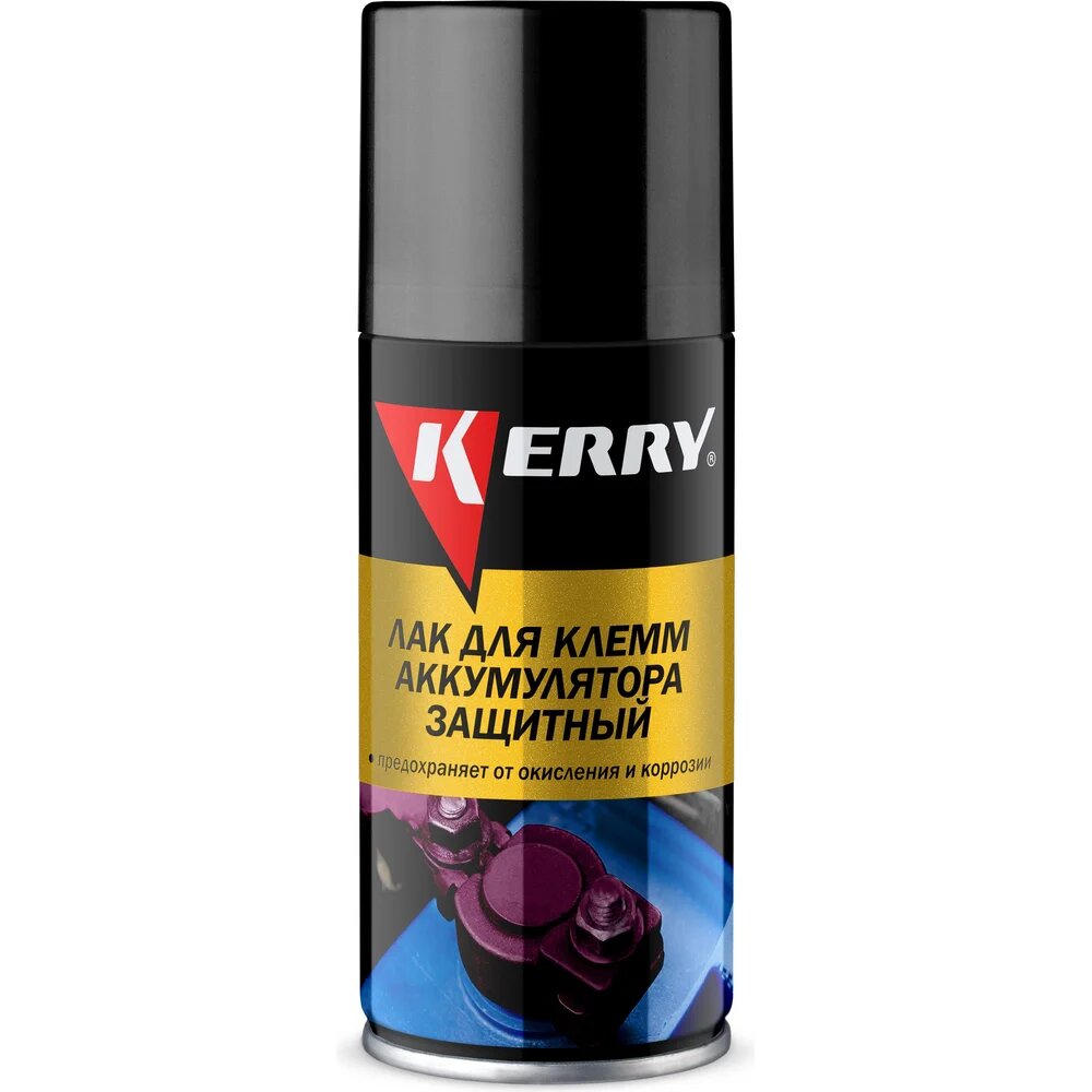 Лак для защиты клемм красный KERRY, для защиты контактов аккумуляторной батареи