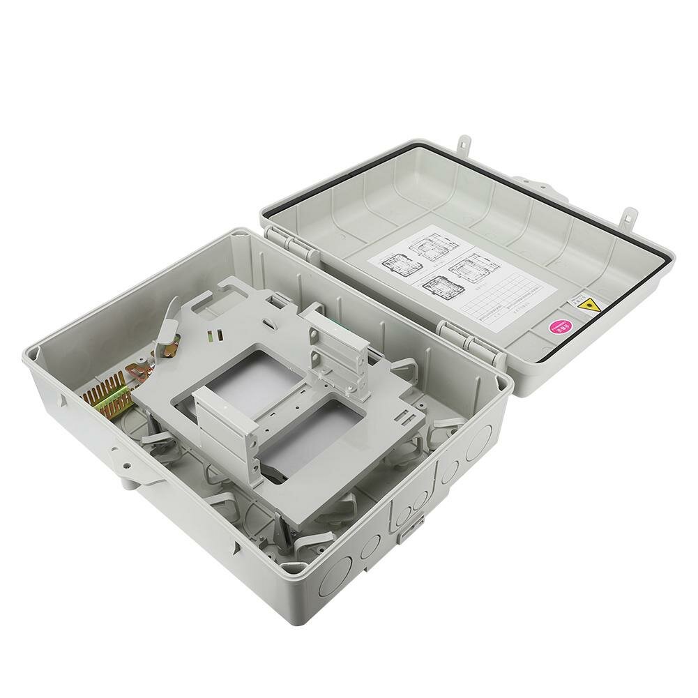 Настенная коробка для оптоволокна, 16 каналов, пластиковая коробка для оптического разветвителя от 1 до 16