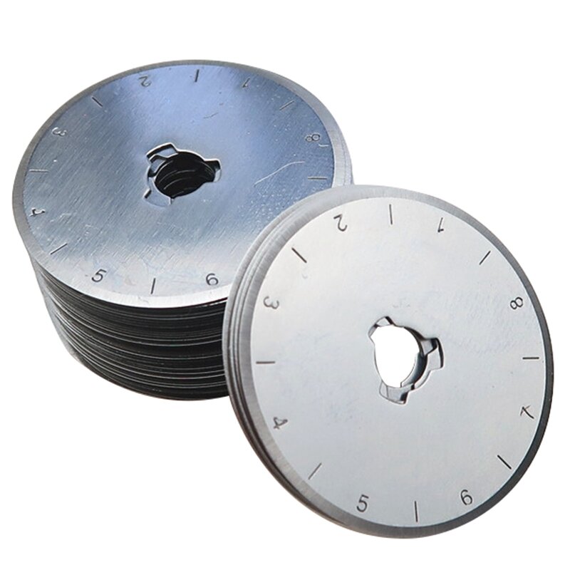 Роторный резак s 28 мм острый сменный s подходит для круглого сменного стержня для шитья ткани кожи бумаги ролика стали 10 шт