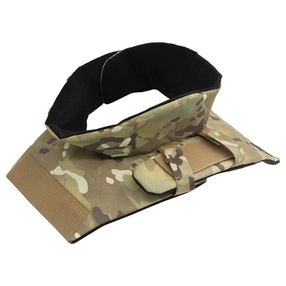 Защита шеи на бронежилет Wartech TV-128 для баллистической защиты, мультикам