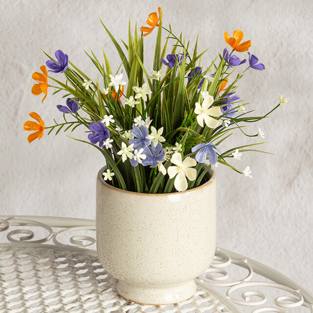 Искусственный цветок в горшке Портенис - Цветочная Симфония 22 см, Summer Deco, 5010118