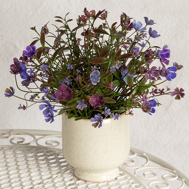 Искусственный цветок в горшке Трамонти - Цветочное Утро 24 см, Summer Deco, 5010104