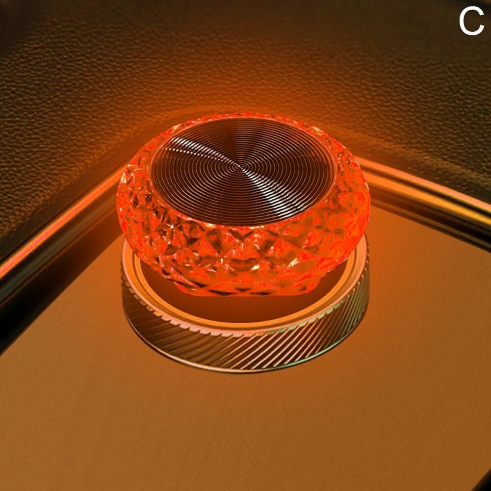 Портативная автомобильная USB-подсветка, мини-светодиодная декоративная атмосферная лампа для салона автомобиля, компьютерное освещение