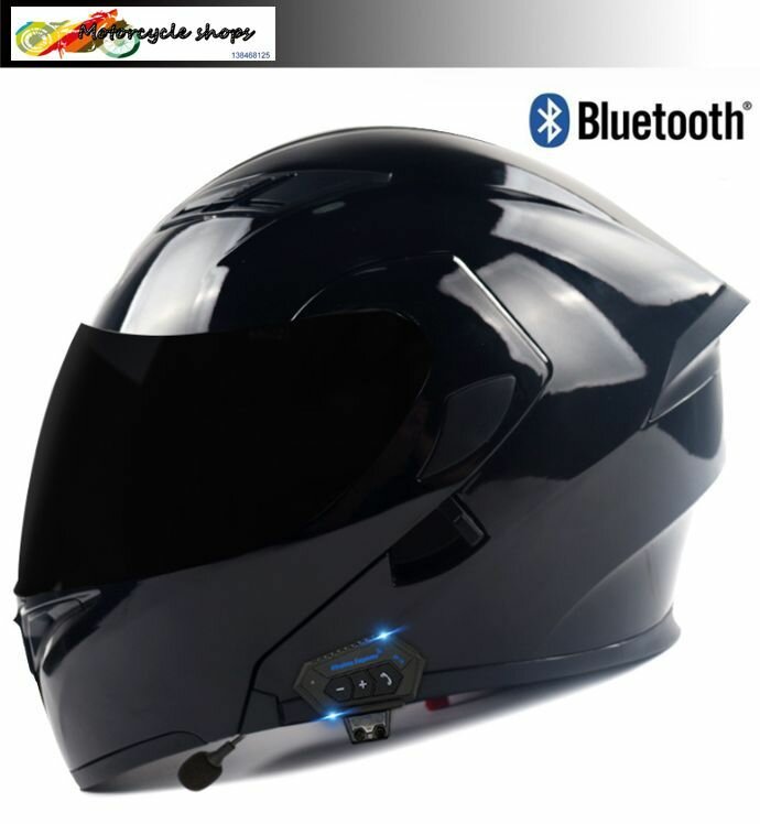 Мотоциклетный шлем с bluetooth-гарнитурой, шлем 3/4