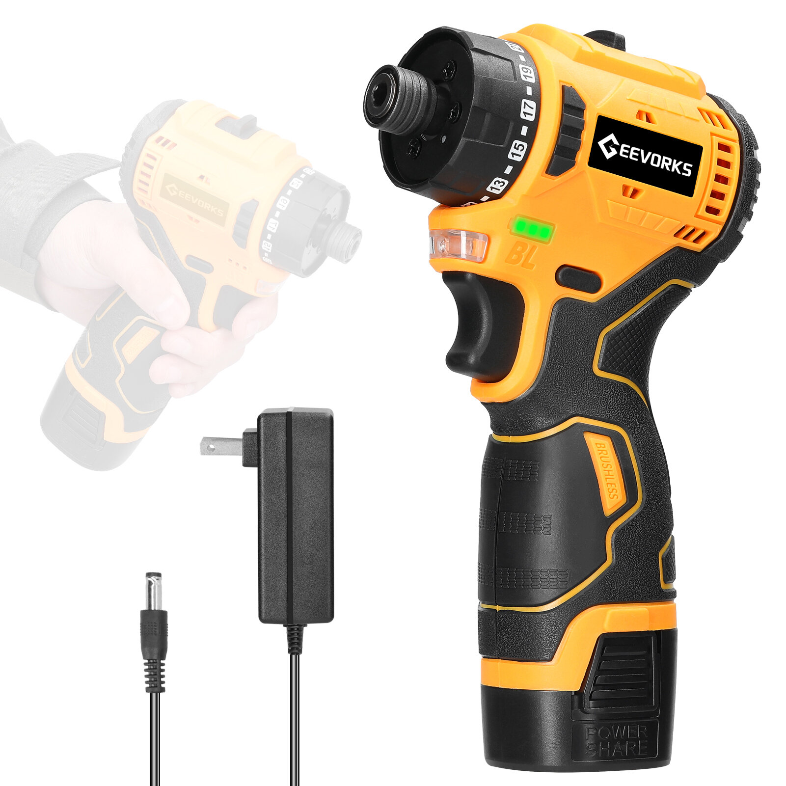 16,8 В литиевая отвертка 55 Нм торсионный многофункциональный набор инструментов для ремонта электрическая отвертка для мобильных телефонов компьютеров бытовая техника