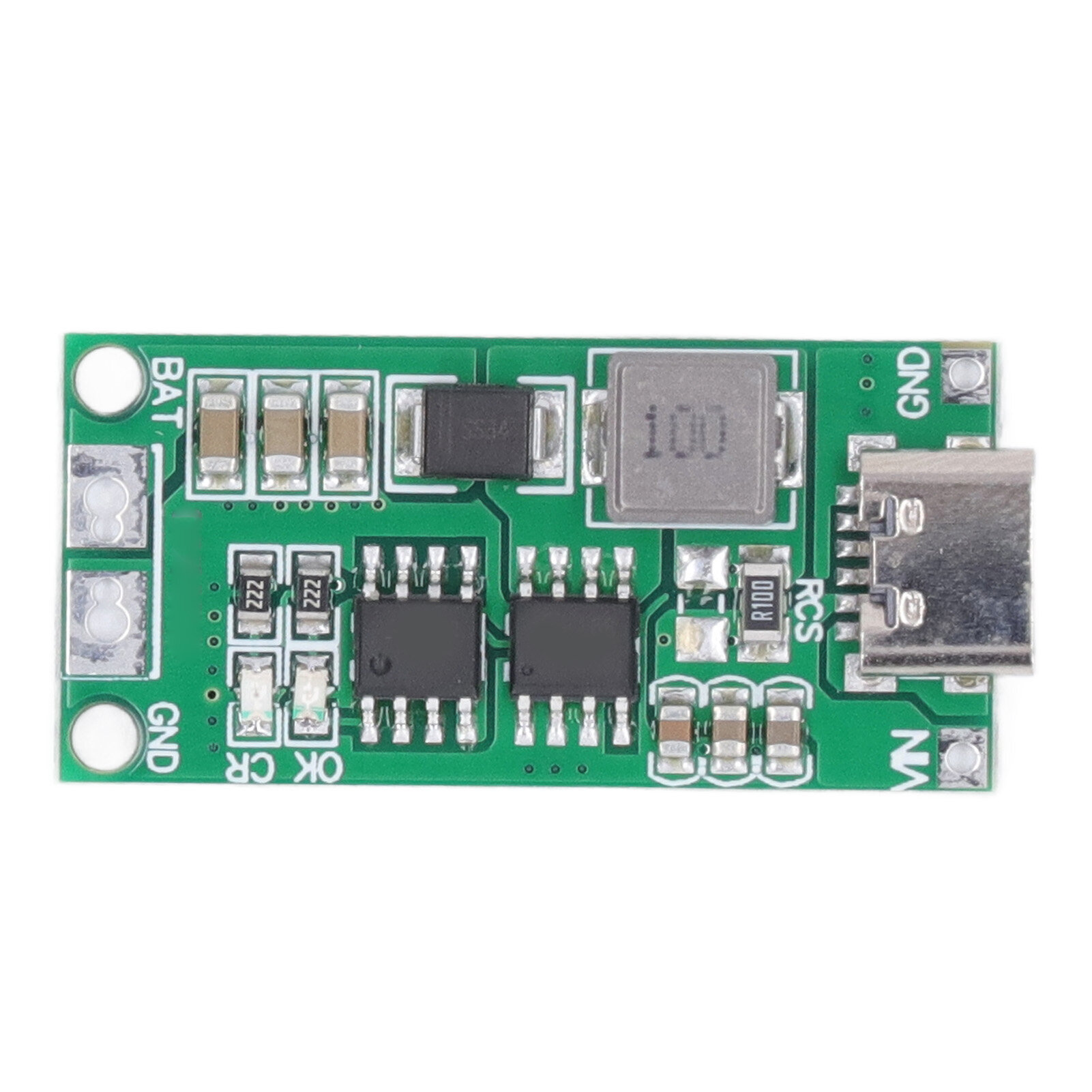 Модуль зарядного устройства типа C до 8,4 В, хорошая защита, повышенное напряжение, плата зарядки литиевых аккумуляторов, зеленый 1A