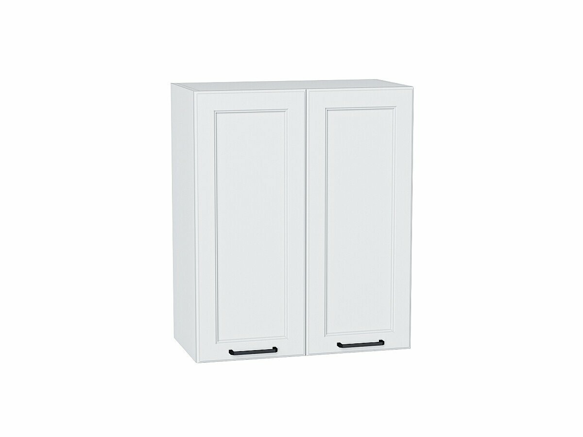 Шкаф верхний с 2-мя дверцами Барселона, цвет фасада Белый, цвет каркаса Белый, 716*600*324 мм