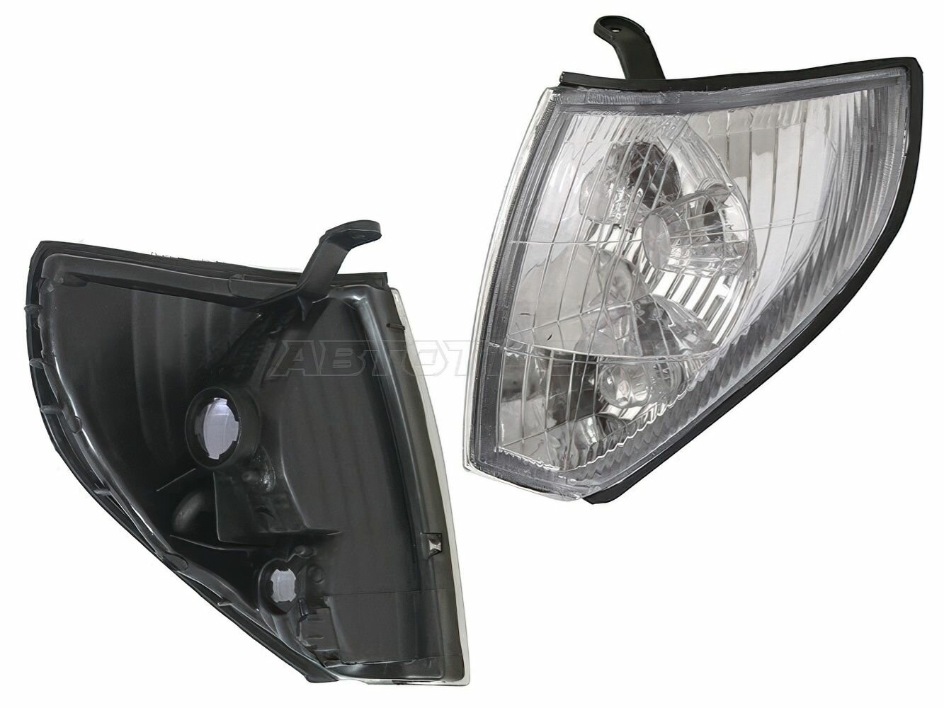 Фонарь габаритный левый, хрусталь для Тойота Ленд Крузер, Прадо арт ST21215F4L SAT