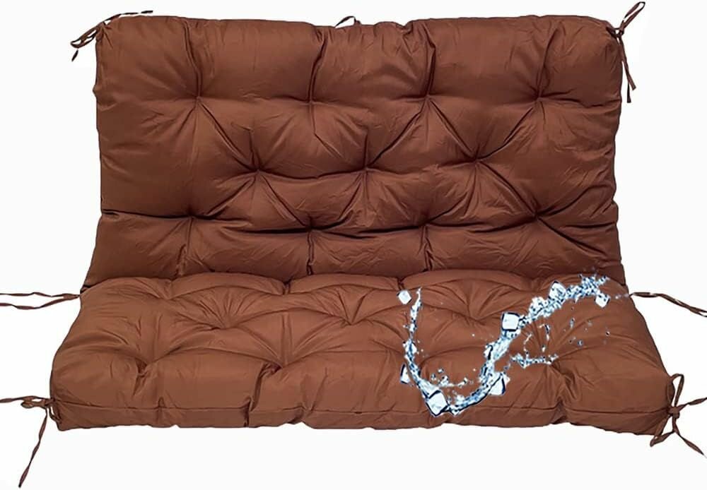 Подушка для садовой мебели 150см*100см*10см, матрас для лавочки, скамейки, качелей, поддонов, паллет