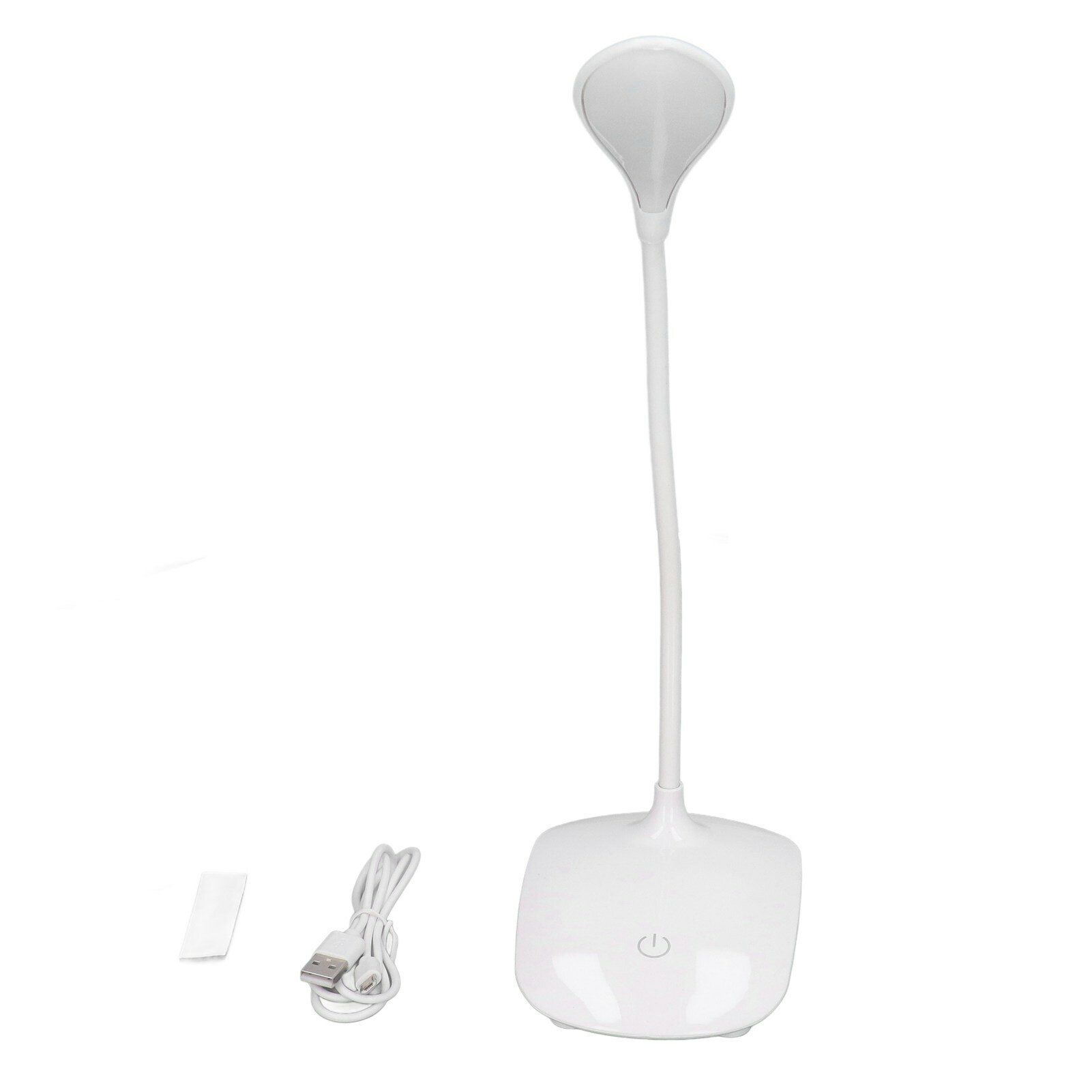 Настольная светодиодная лампа с сенсорным управлением, питанием от USB и батареек, 3 режимами освещения, регулировкой угла наклона, подходит для детей, студентов, общежитий и спален.