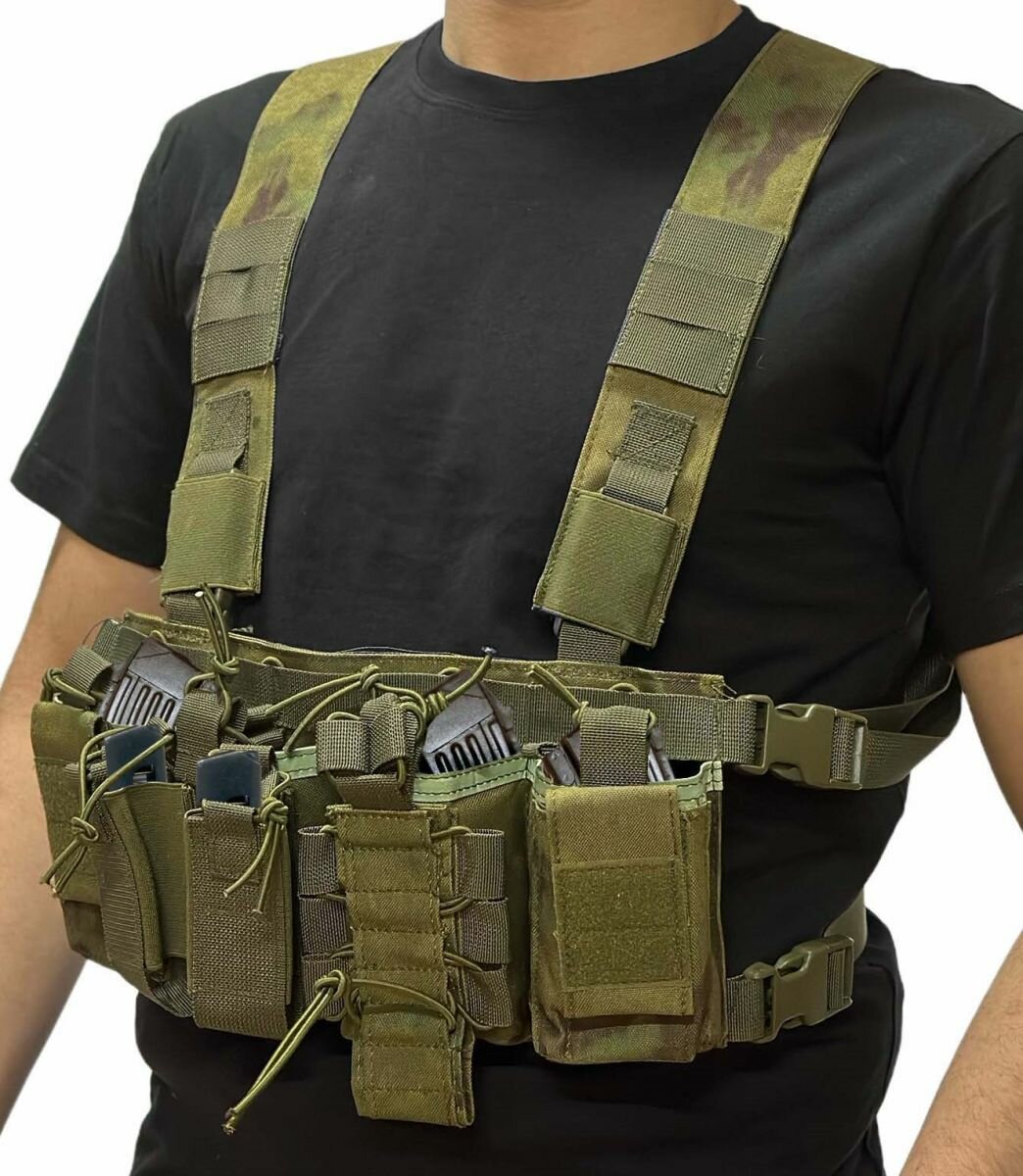 Ременно-плечевая система с подсумками (защитный камуфляж) ВНП