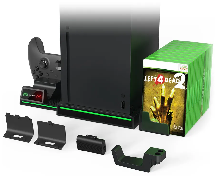 Многофункциональный стенд DOBE для XBOX с индикаторами и функцией охлаждения
