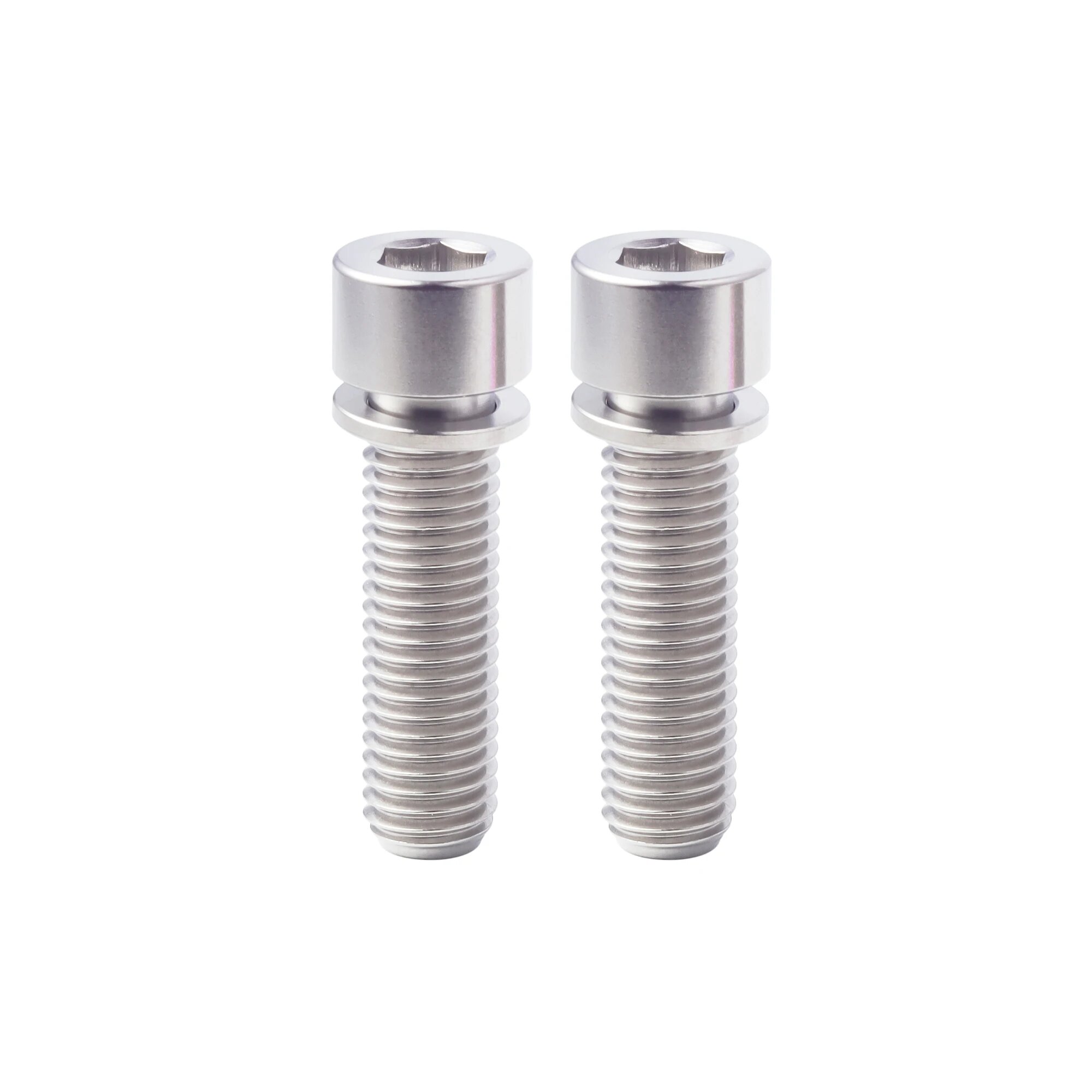 XMSJ титановый болт штока для руля Бромптона M7/M8 2 шт. Titanium, M8x20mm